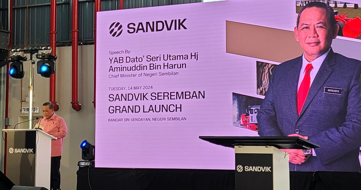 Sandvik Seremban Factory Launching Ceremony – INVEST NS (Negeri Sembilan)